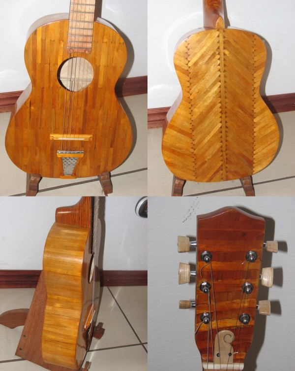 It Takes a Lot of Work to Build a Popsicle Sticks Guitar - Guitar Fail
