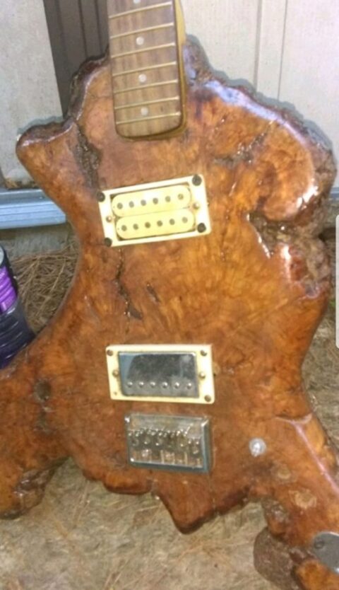 Unleash Your Inner Lumberjack with the Tree Trunk Guitar - Guitar Fail